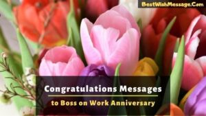 Best Congratulations Messages to Boss on Work Anniversary