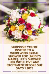 32+ Last-Minute Bridal Shower Invitation Wording Ideas