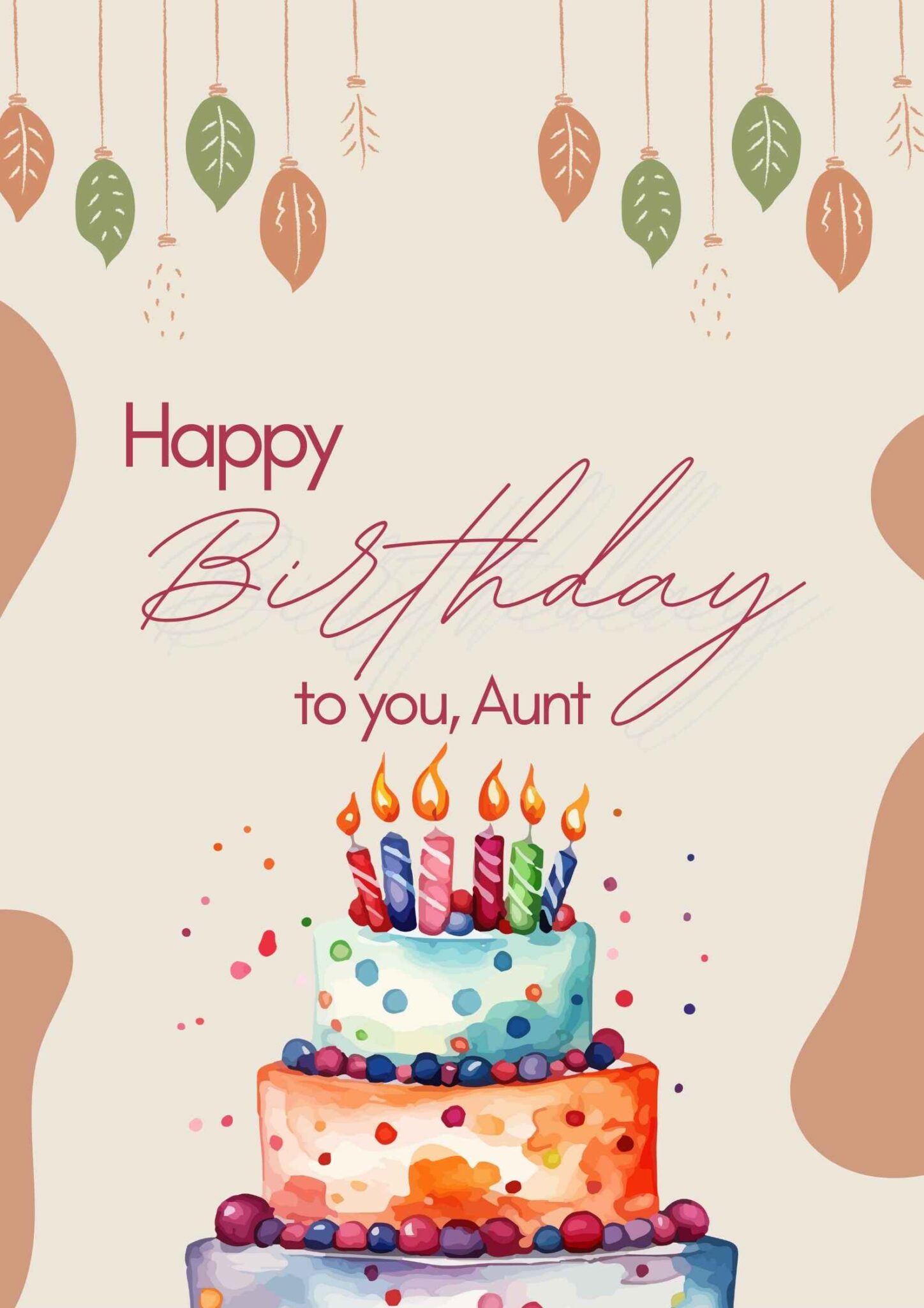 33+ Creative 50th Birthday Wishes for the Best Aunt Ever